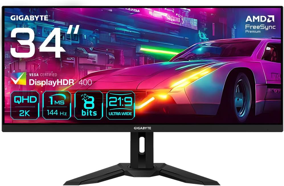 Alienware AW3821DW 37.5" WQHD+ (3840x1600) 21:9 Monitor Gaming Curvo ...