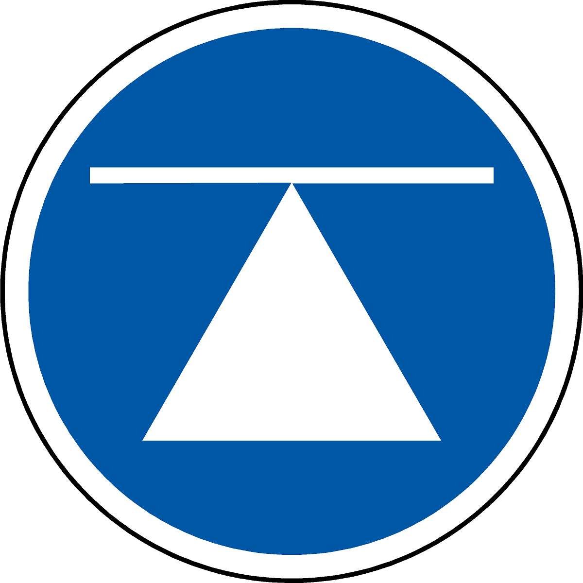 Center of Gravity ISO Safety Label - Self Adhesive Sticker 100mm x ...