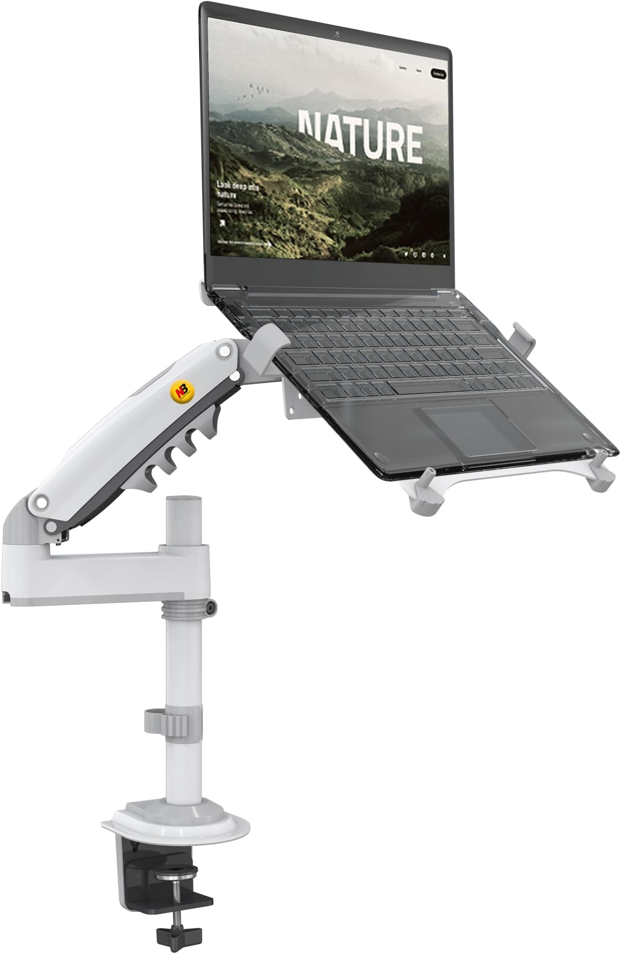 nediea Laptop Arm Halterung mit 360° Drehbarem, Laptop Ständer für ...