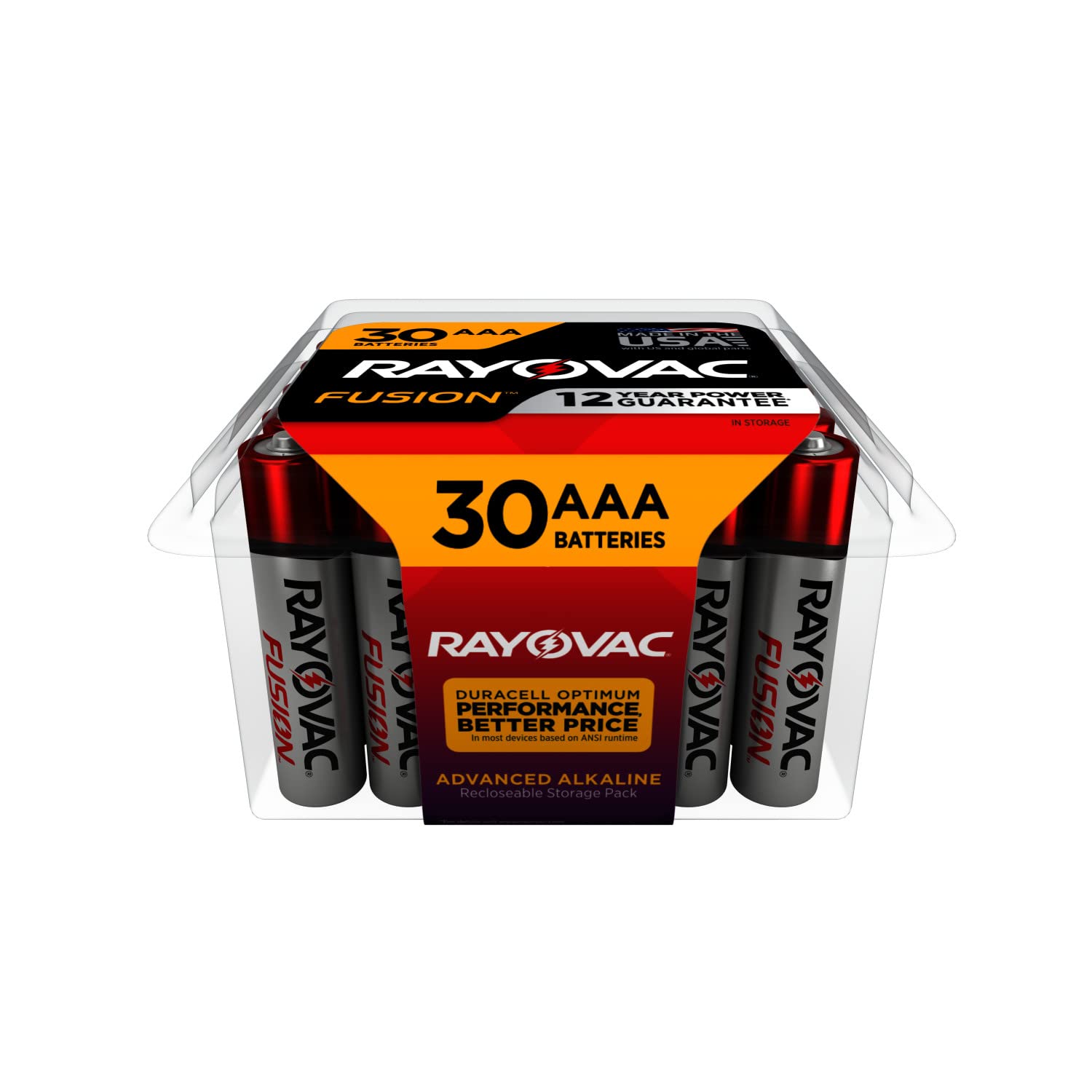Snapklik.com : Rayovac Fusion AAA Batteries, Premium Alkaline Triple A ...