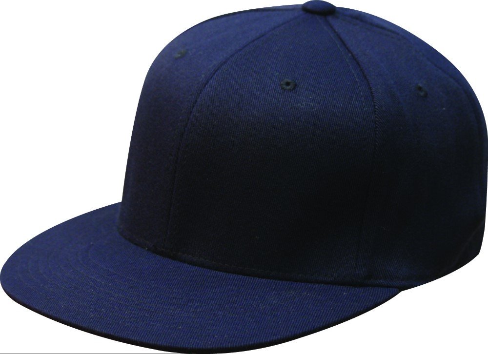 Original Navy Blue Flexfit Flatbill S/M 6 7/8”-7 1/4” Premium Fitted ...