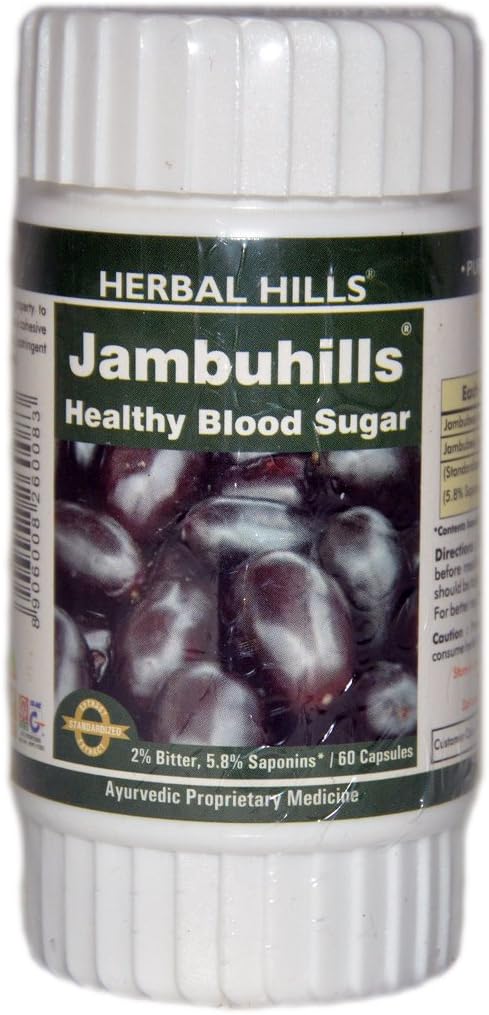 Amazon.com: Jambuhills Jambu Eugenia Jambolana Extract by Herbal Hills ...