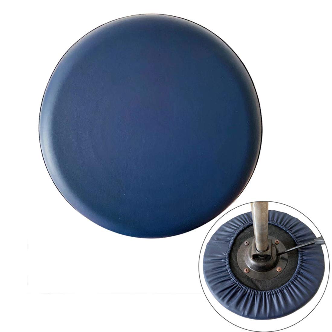 Amazon.com: ALoveTree 2PCS Round Bar Stool Cushion with Elastic Round ...