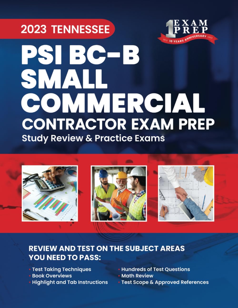2023 Tennessee PSI BC - b - Small Commercial Contractor: 2023 Study Review & Practice Exams: Inc ...
