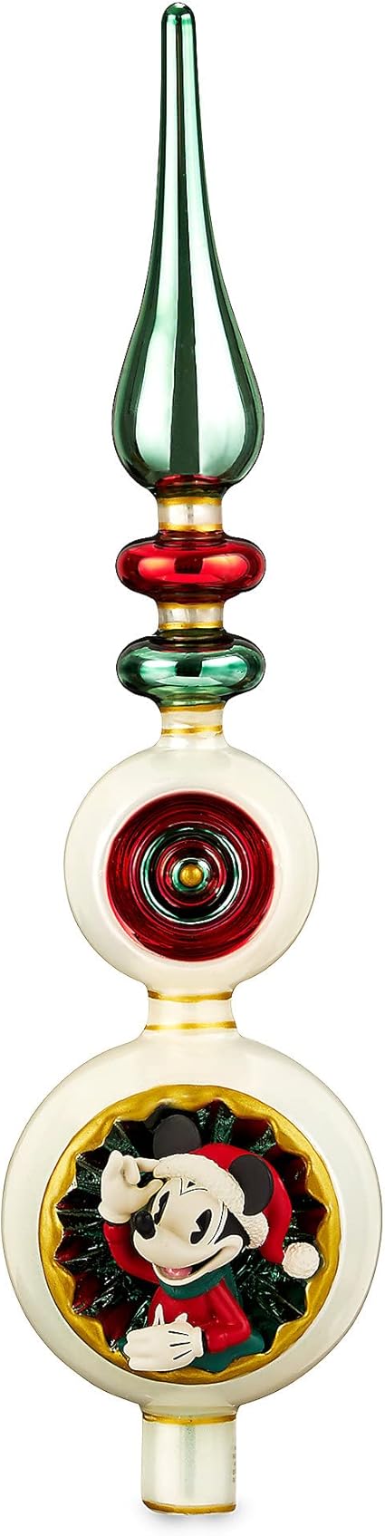 Amazon.com: Disney Mickey and Minnie Mouse Holiday Tree Topper : Home ...