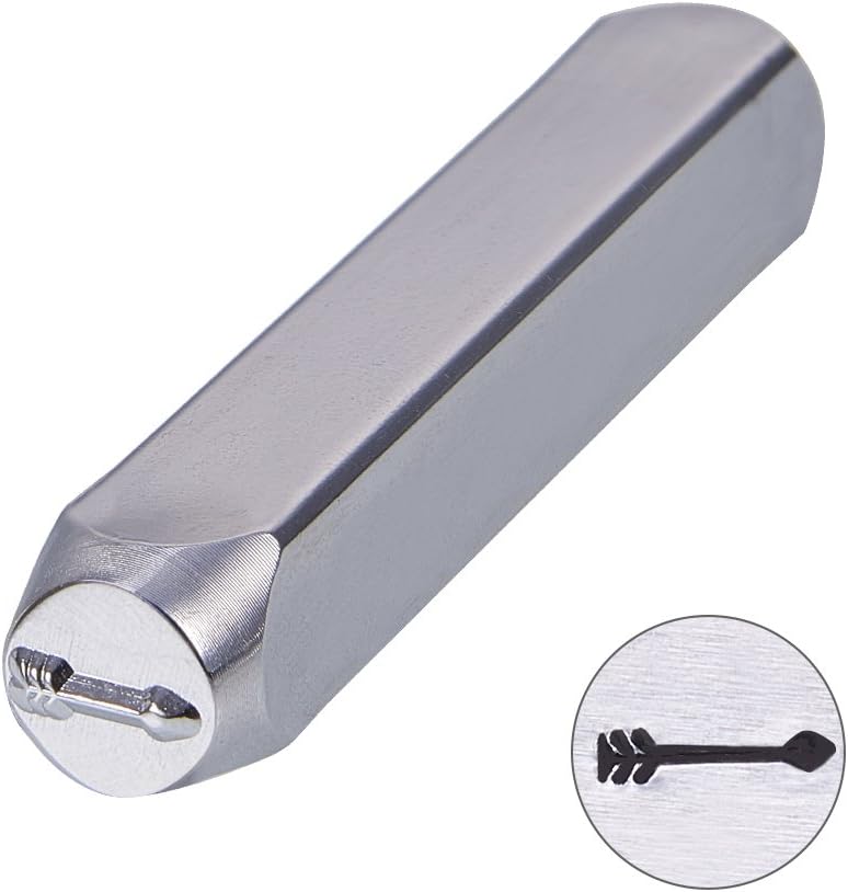 Amazon.com: BENECREAT 6mm 1/4" Arrows Design Stamps, Metal Punch Stamp ...