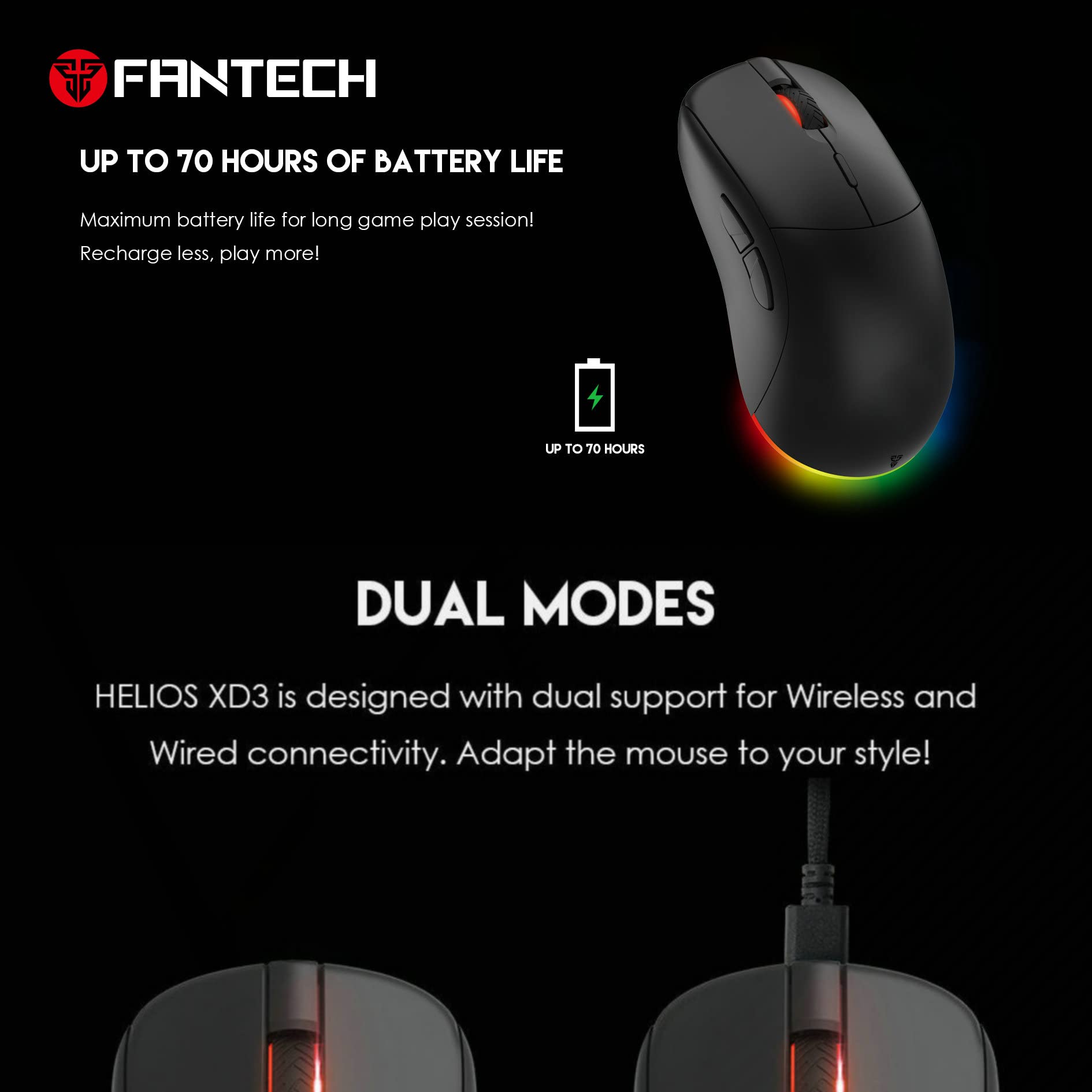 Fantech Helios XD3 V2 Gaming Mouse Review Software,