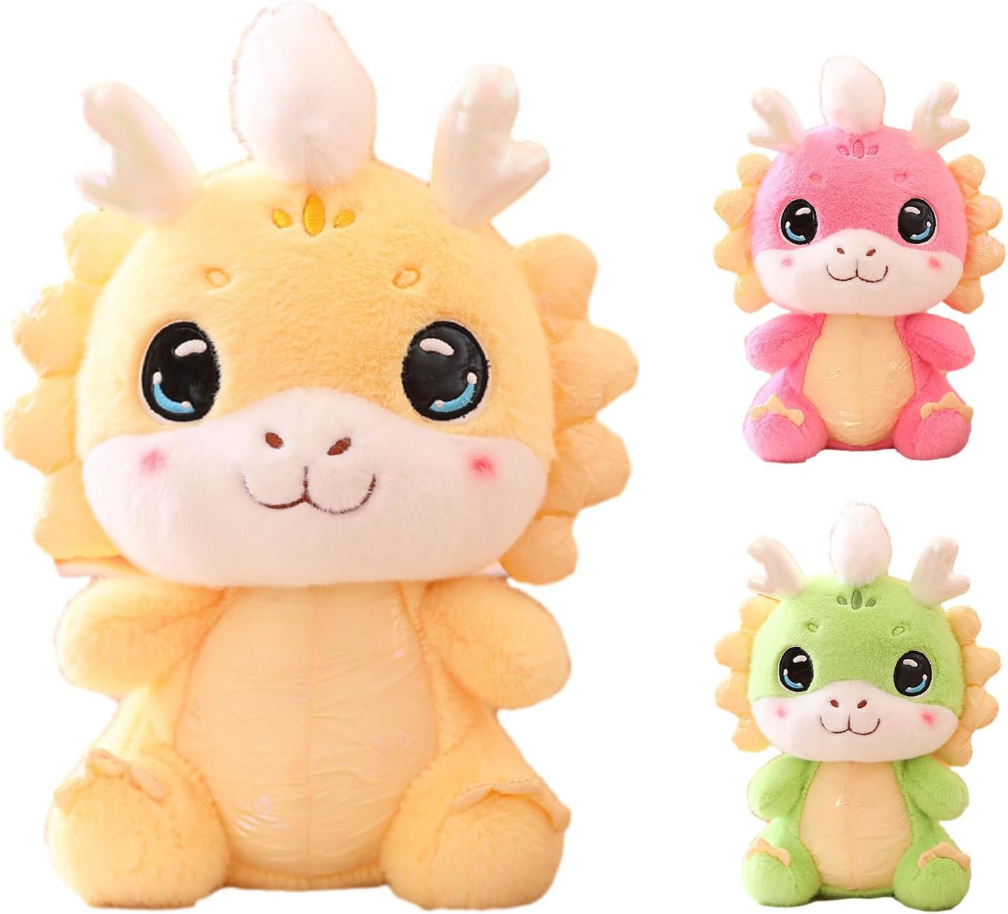 2024 Chinese Dragon Plush Toy - 1/3 PCS 11inch Cute Dragon Stuffed ...