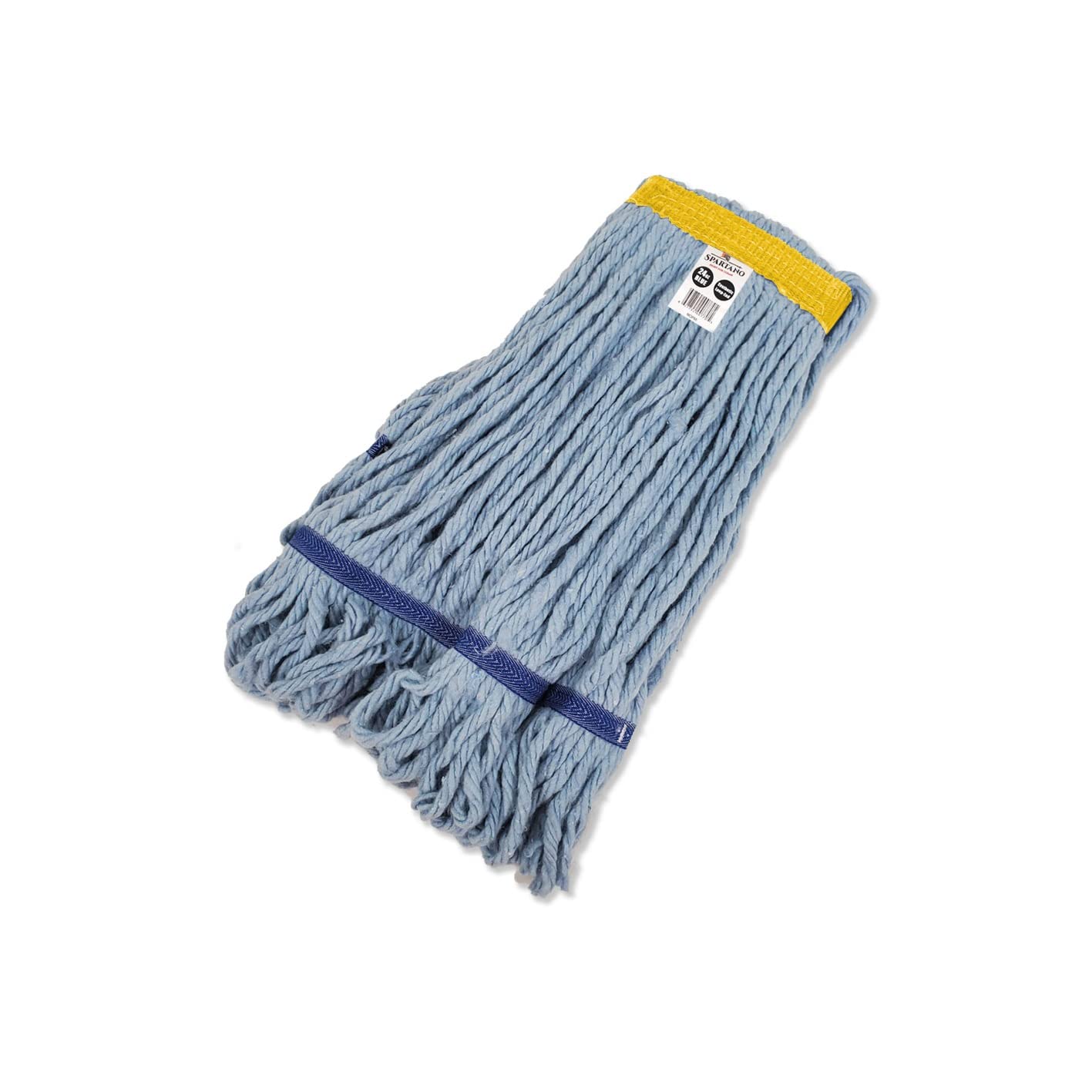 Spartano (12 Count) 24oz Loop-End Blue Synthetic Mop Head,(7.5 x 20 ...