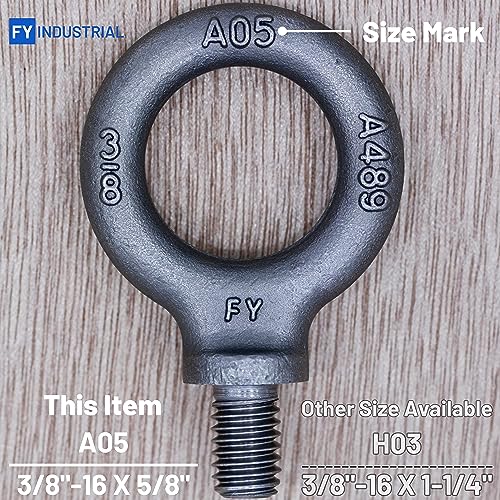 Industrial Rigging Accessories 2 Pcs 3/4" Lifting Shoulder Eye Bolts ...