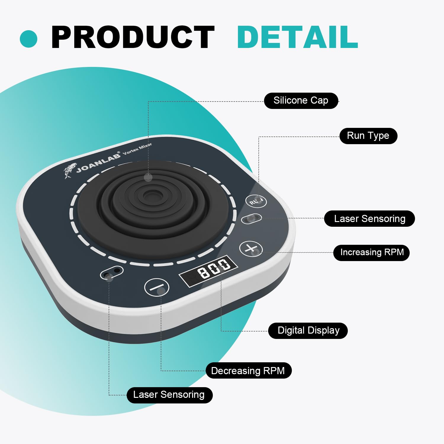 Snapklik.com : Digital Lab Vortex Shaker Mixer, Laser Induction Start ...