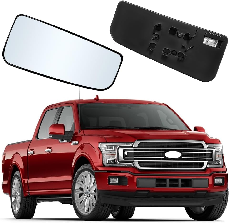 Amazon.com: Right Passenger Side Heated Mirror Glass Lower Replacement ...