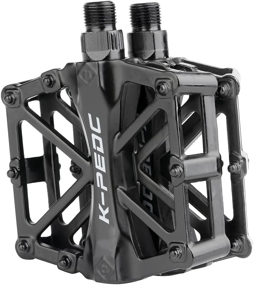 TXJ Sports Bike Pedals 9/16" Bicycle Pedals Mountain Bike, Aluminium ...