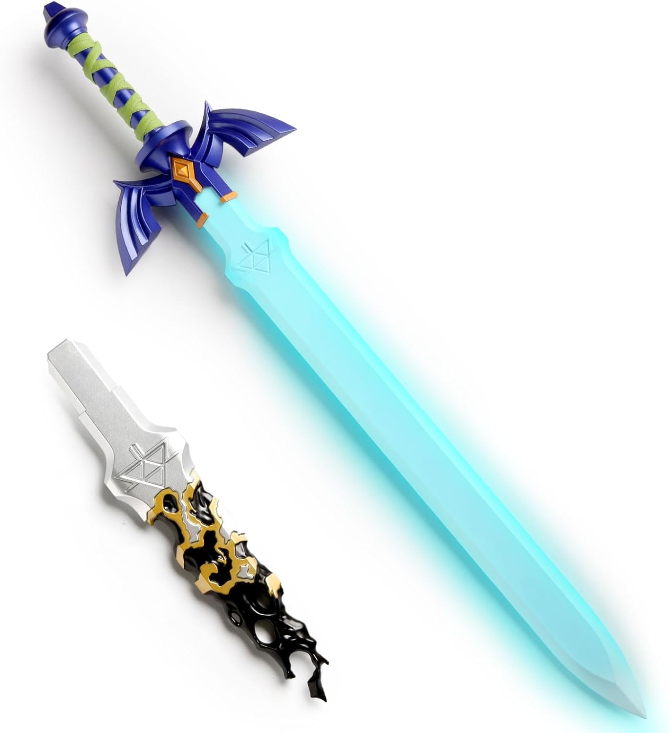 DMAR Glowing Master Sword, Plastic Sword with Lights(with METAL HANDLE ...