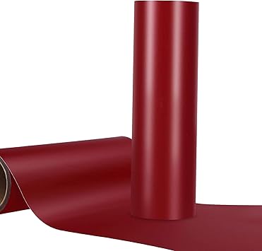 Amazon.com: WRAPXPERT Matte Craft Vinyl Roll 12" x10ft Maroon Vinyl ...