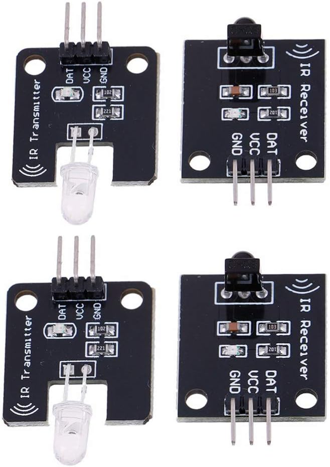 iHaospace Digital 38khz Ir Receiver Ir Transmitter Sensor Module Kit ...