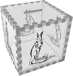 Amazon.com: 'Kangaroo' Clear Money Box / Piggy Bank (MB00018108) : Toys ...