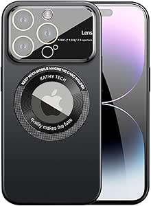 Amazon.com: SKYLMW for iPhone 15 Pro Max Case 2023, Large Viewport Design, Hard PC Built-in ...