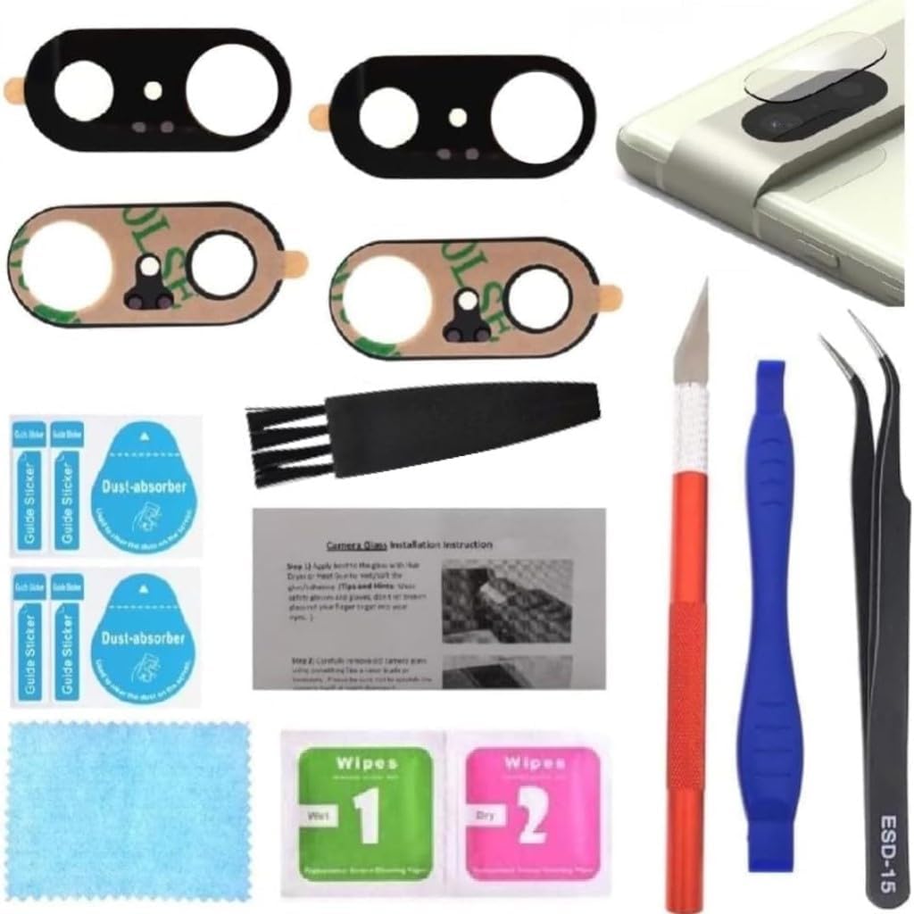 Amazon.com: Xinidc 2PCS OEM Original Back Rear Camera Glass Lens ...