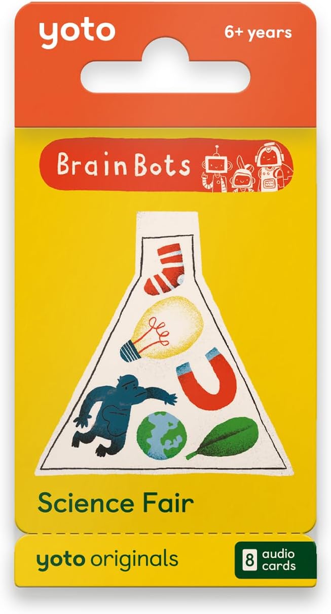 Amazon.com: Yoto BrainBots Science Fair - 8 Kids Audiobook Cards for ...