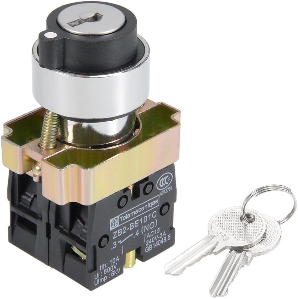 Fire Alarm Spur 230V Mains Isolator Key Switch Fused to BS5839 - Red ...