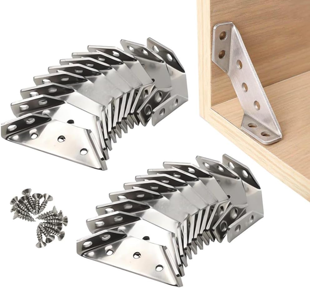 Amazon.com: Universal Stainless Steel Furniture Corner Connector ...