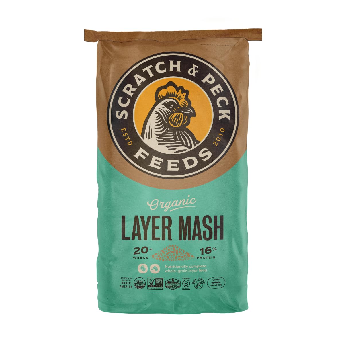Buy Scratch and Peck Feeds Chicken & Duck Feed - Layer Mash - 40-lbs ...