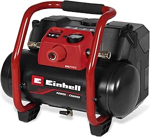 Einhell Compresseur sans fil TE-AC 36/150 Li OF-Solo Power X-Change (36 V, 8 bar max, cuve de 6 ...
