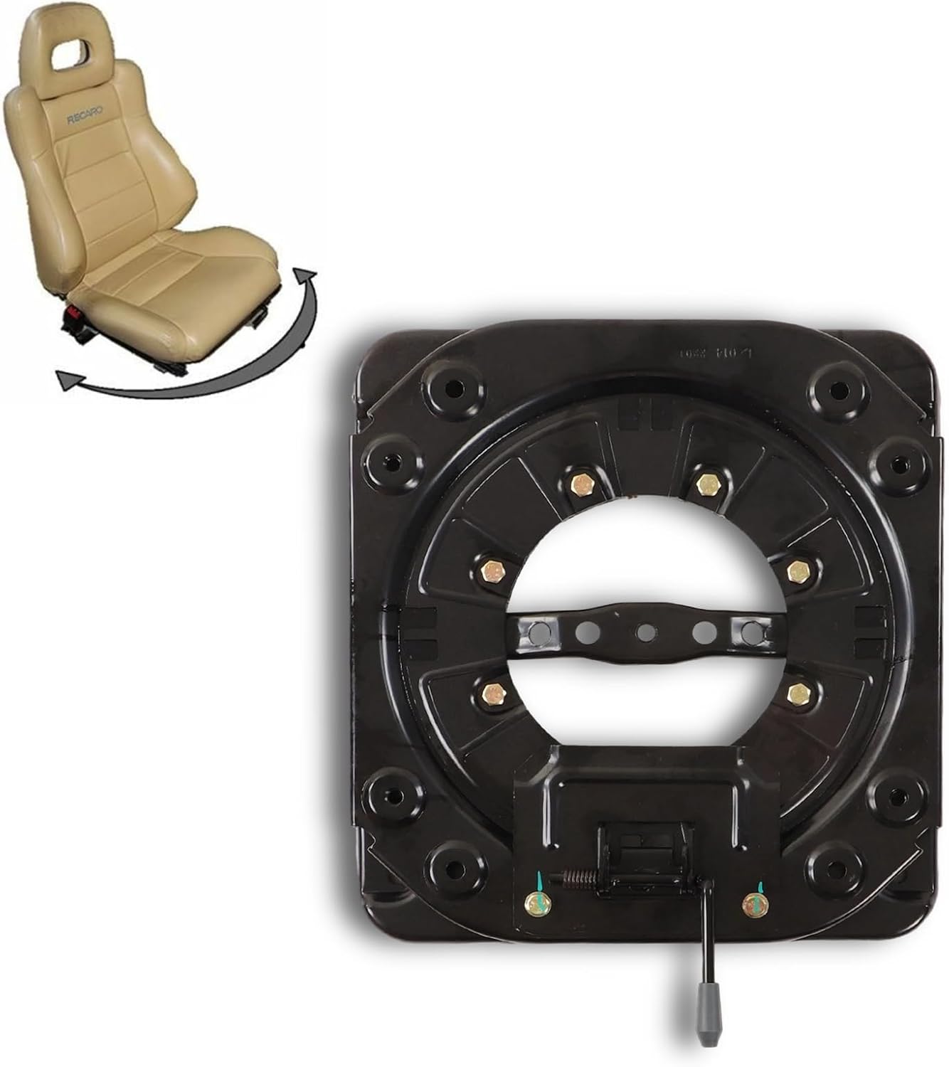 Swivel Car Seat Base,Heavy Duty 4 Way Locking Seat Swivel, 360 Degree ...