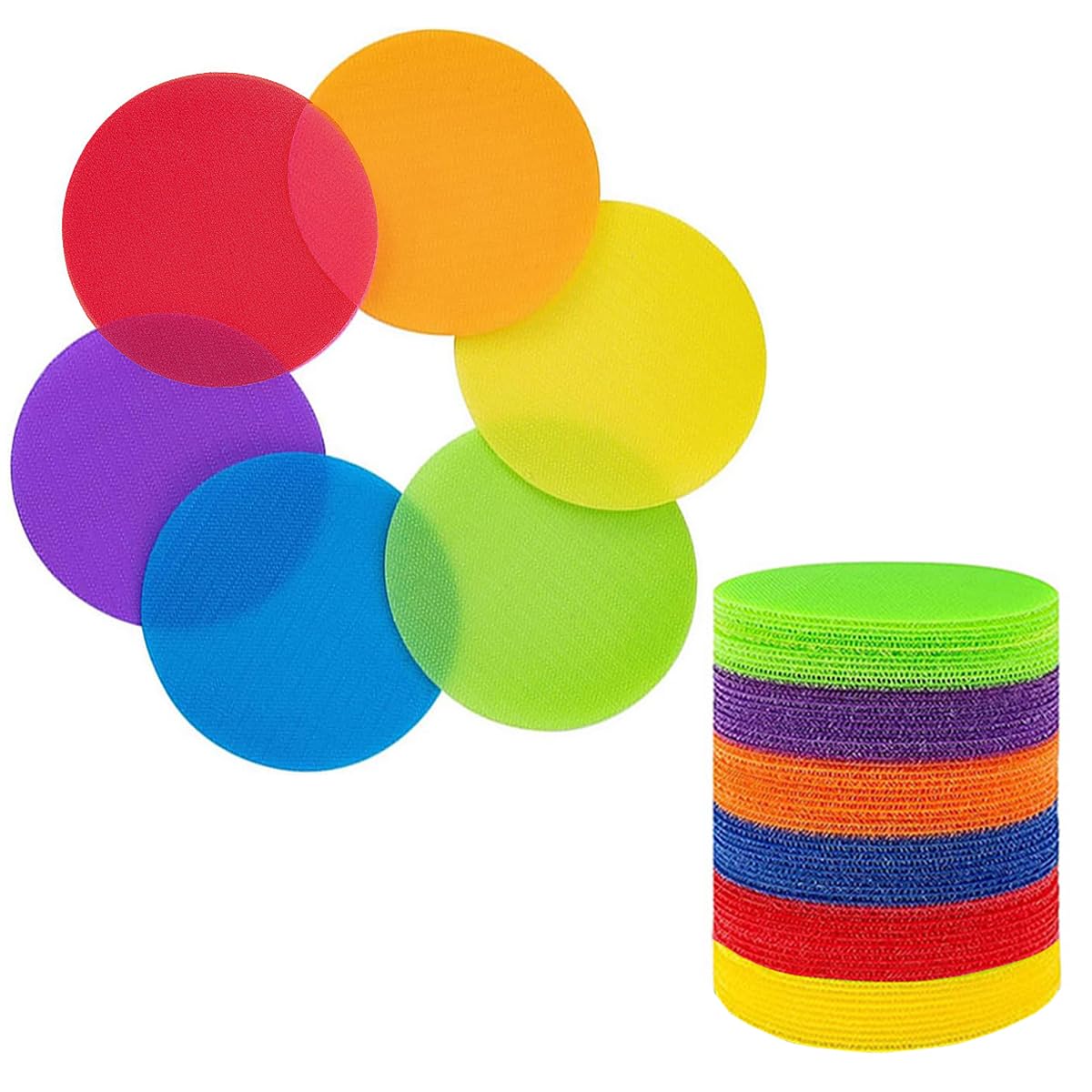 Pack of 20 Carpet Spot Classroom Spot 6 Colors Carpet Markers for ...