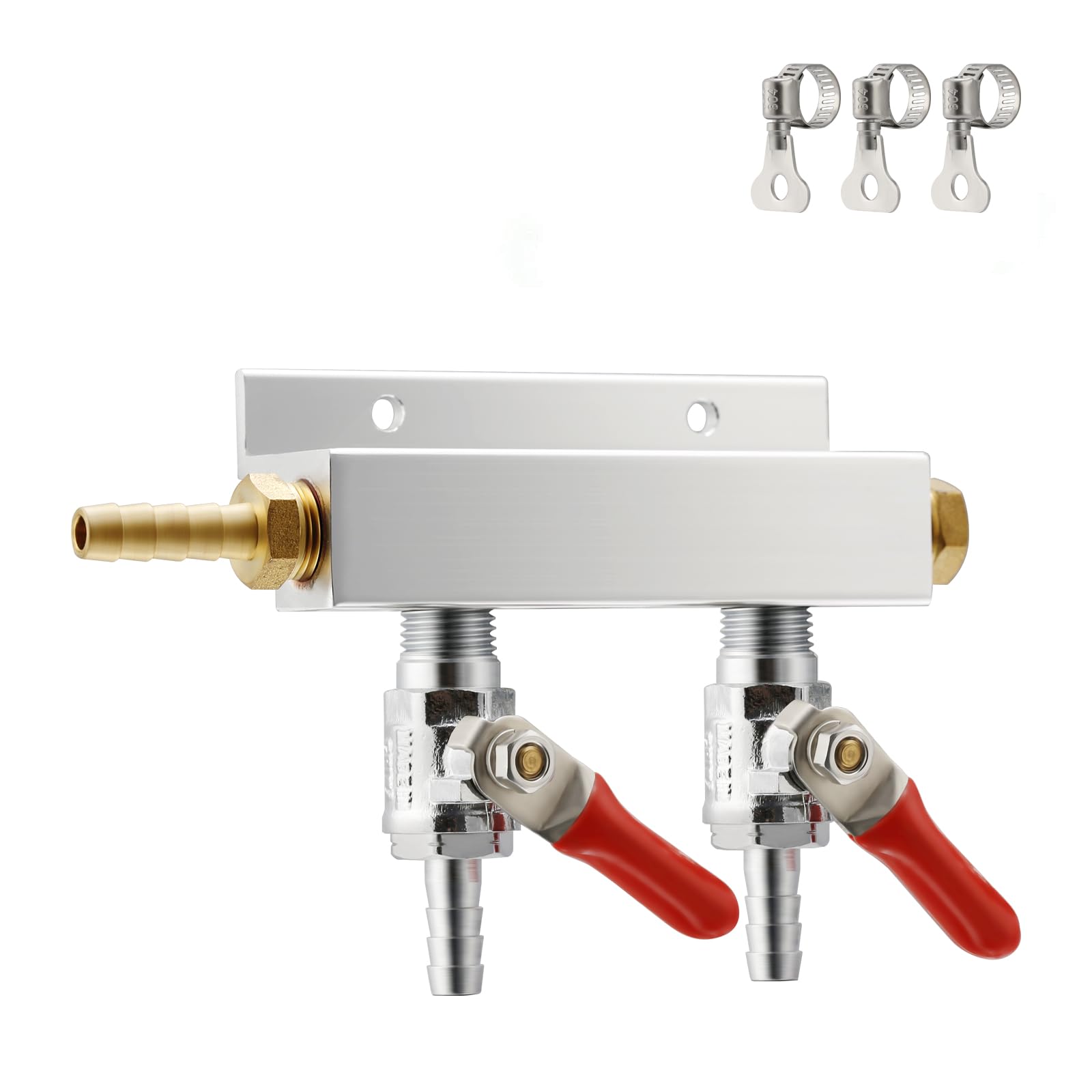 Amazon.com: Roastove 2-Way Gas Manifold CO2 Distributor Manifold 5/16 ...