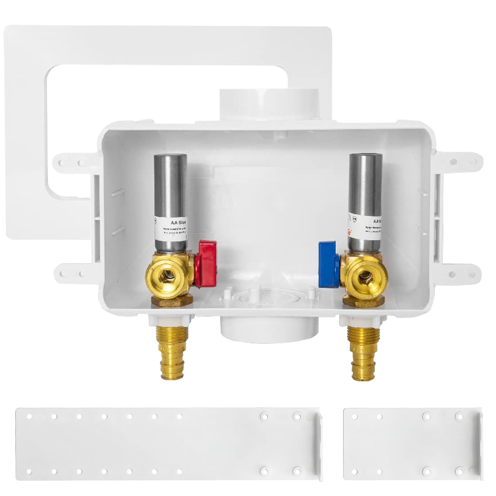 Snapklik.com : HeSun Washing Machine (Laundry) Outlet Box, 1/2 Inch PEX ...