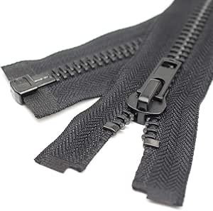 Amazon.com: YaHoGa #10 28 Inch Black Nickel Separating Jacket Zipper ...