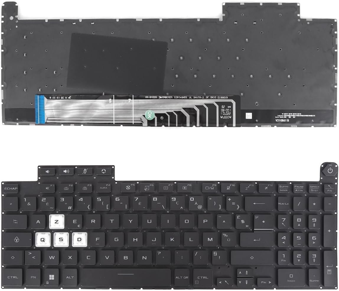 Amazon.com: Laptop Replacement FR Keyboard Compatible with ASUS TUF ...