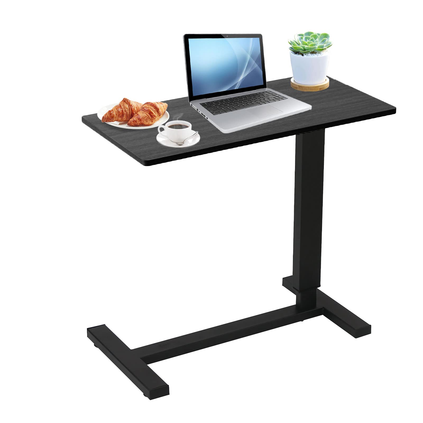 Amazon.com: Erinaik Overbed Table with Wheels Adjustable Height ...