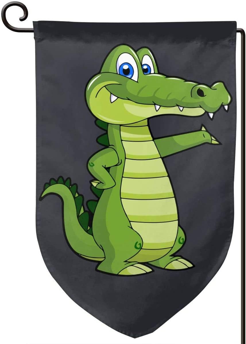 Amazon.com : Alligator Garden Flag Vertical Double Sided Polyester ...