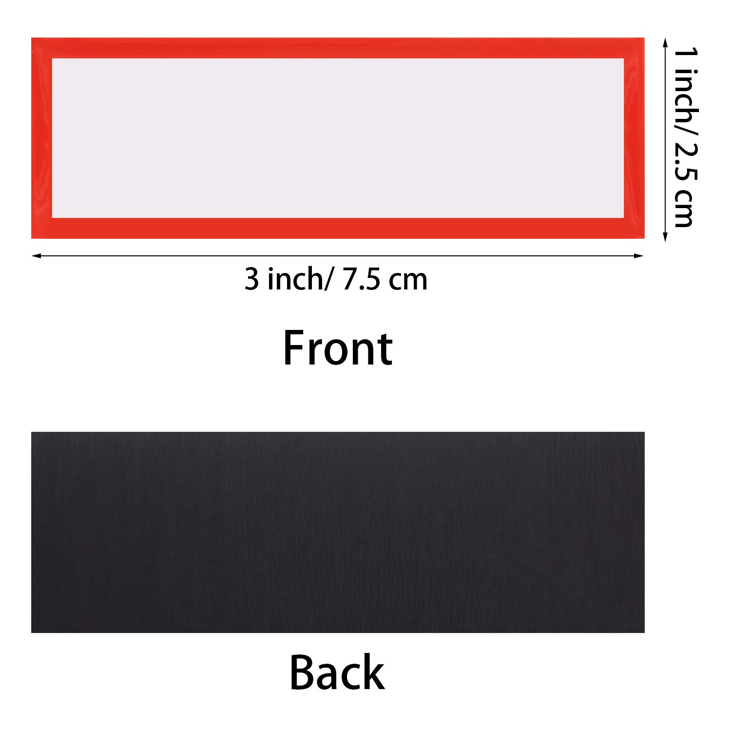 48 Pieces Magnetic Dry Erase Labels Reusable Name Tag Label Plate 48-pieces-magnetic-dry-erase-labels-reusable-name-tag-label-plate