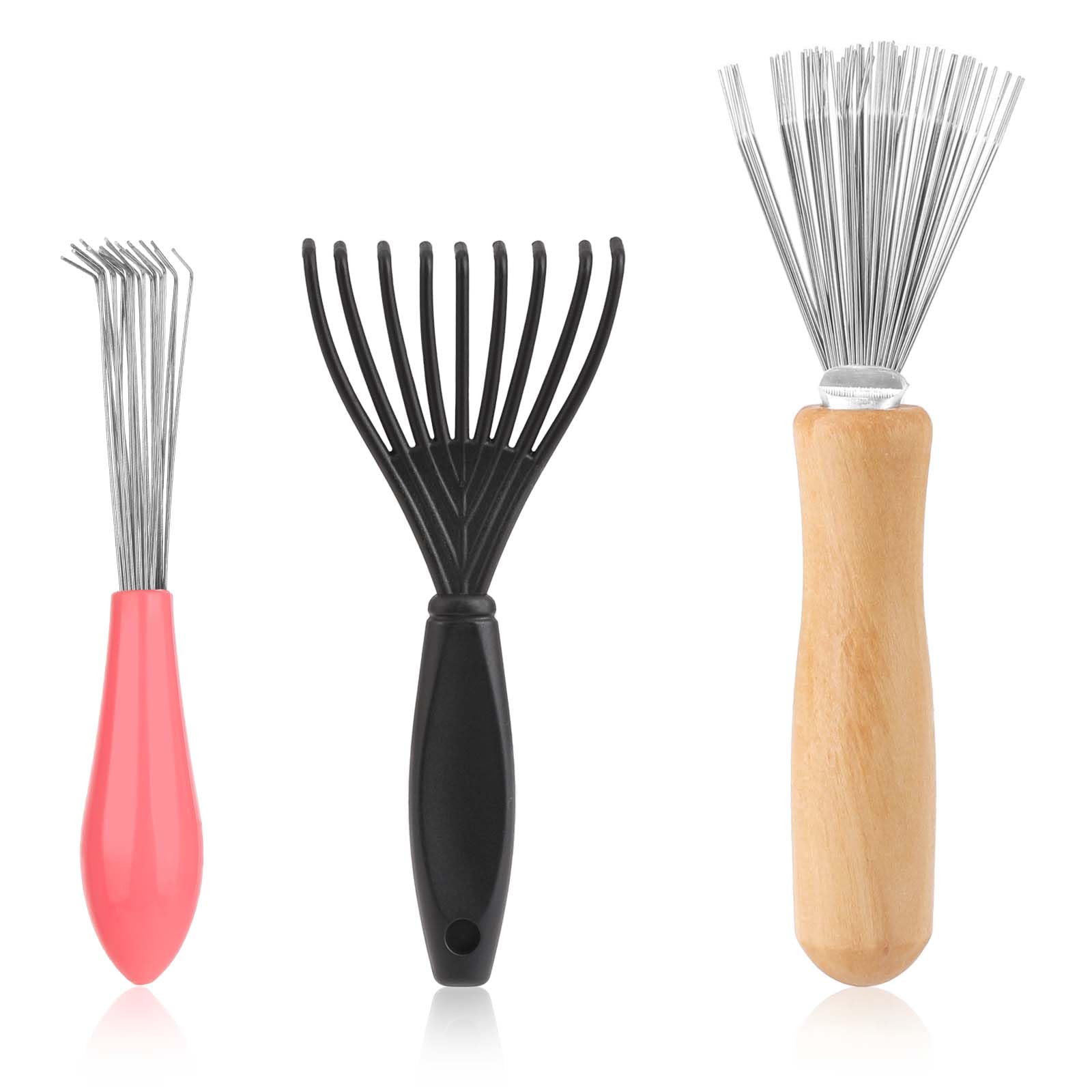 Amazon.com : Comb and Brush Cleaner Tool Set - 3 Pieces with Rake ...