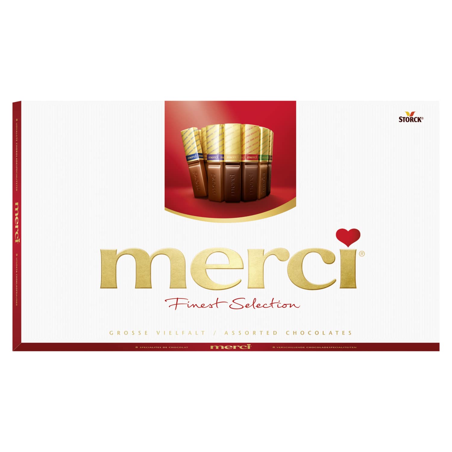 Amazon.com: Storck Merci Finest Selection Assorted Chocolates, 14.1 oz ...
