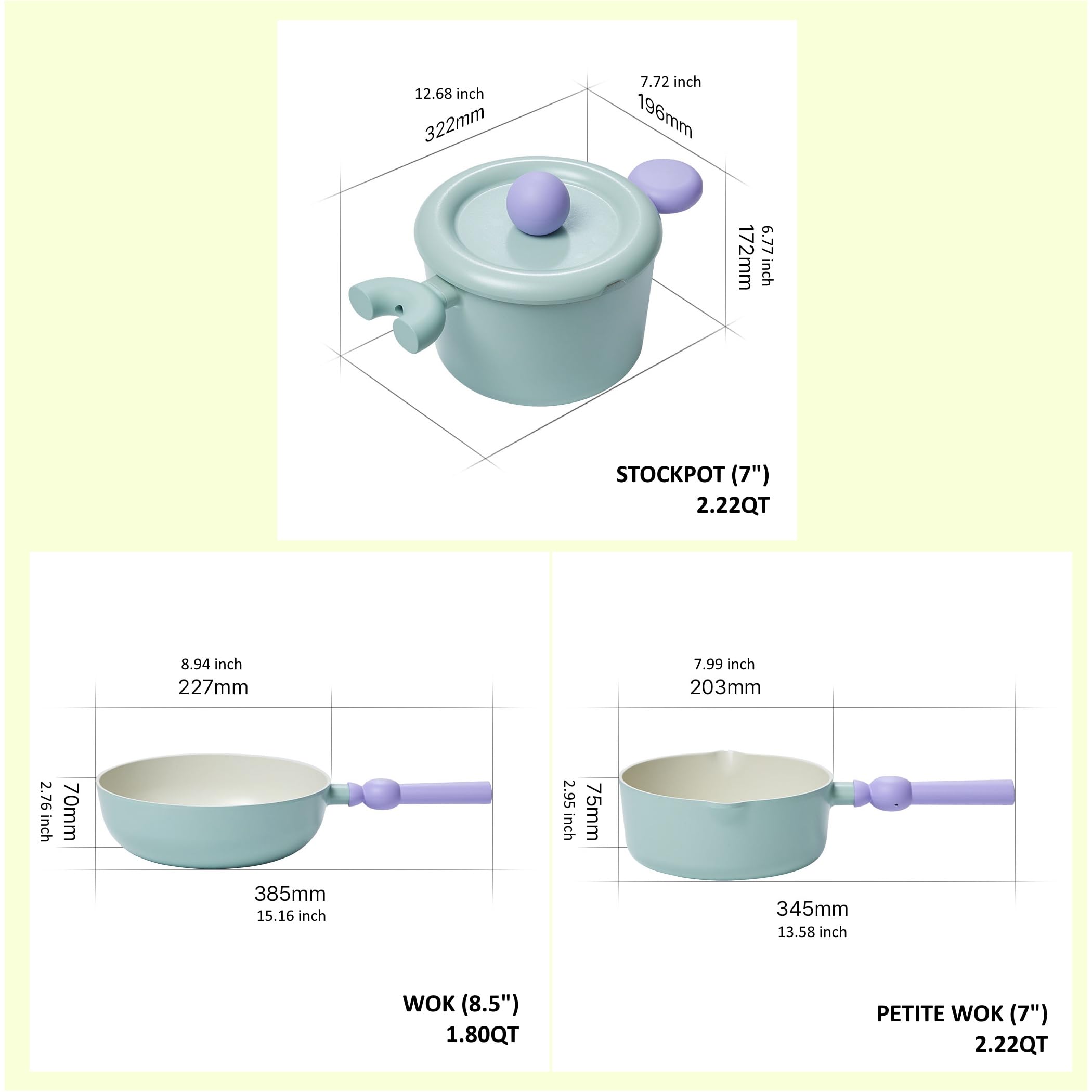 Snapklik.com : Neoflam Better Finger Cookware Set - All In One