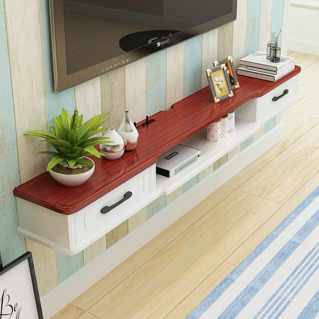 Buy Tv Cabinet Floating shelf Wall ed TV Cabinet Floating Hutch Storage ...