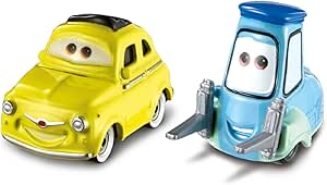 Mattel Disney Pixar Cars, Radiator Springs Die-Cast Vehicle, Luigi & Guido #3,4/15, 1:55 Scale ...