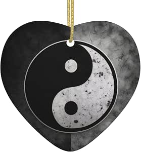 Amazon.com: PUTWULB Taoist Yin Yang Tai Chi Christmas Tree Ceramic ...