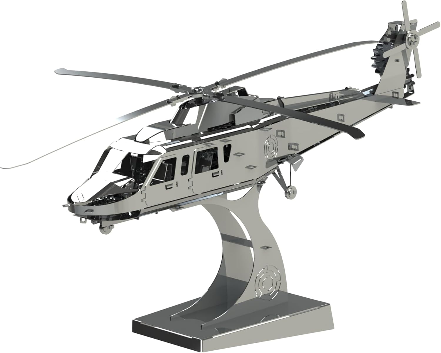 Metal-TIME Lifting Spirit 3D Metal Mechanical Helicopter Model Building ...