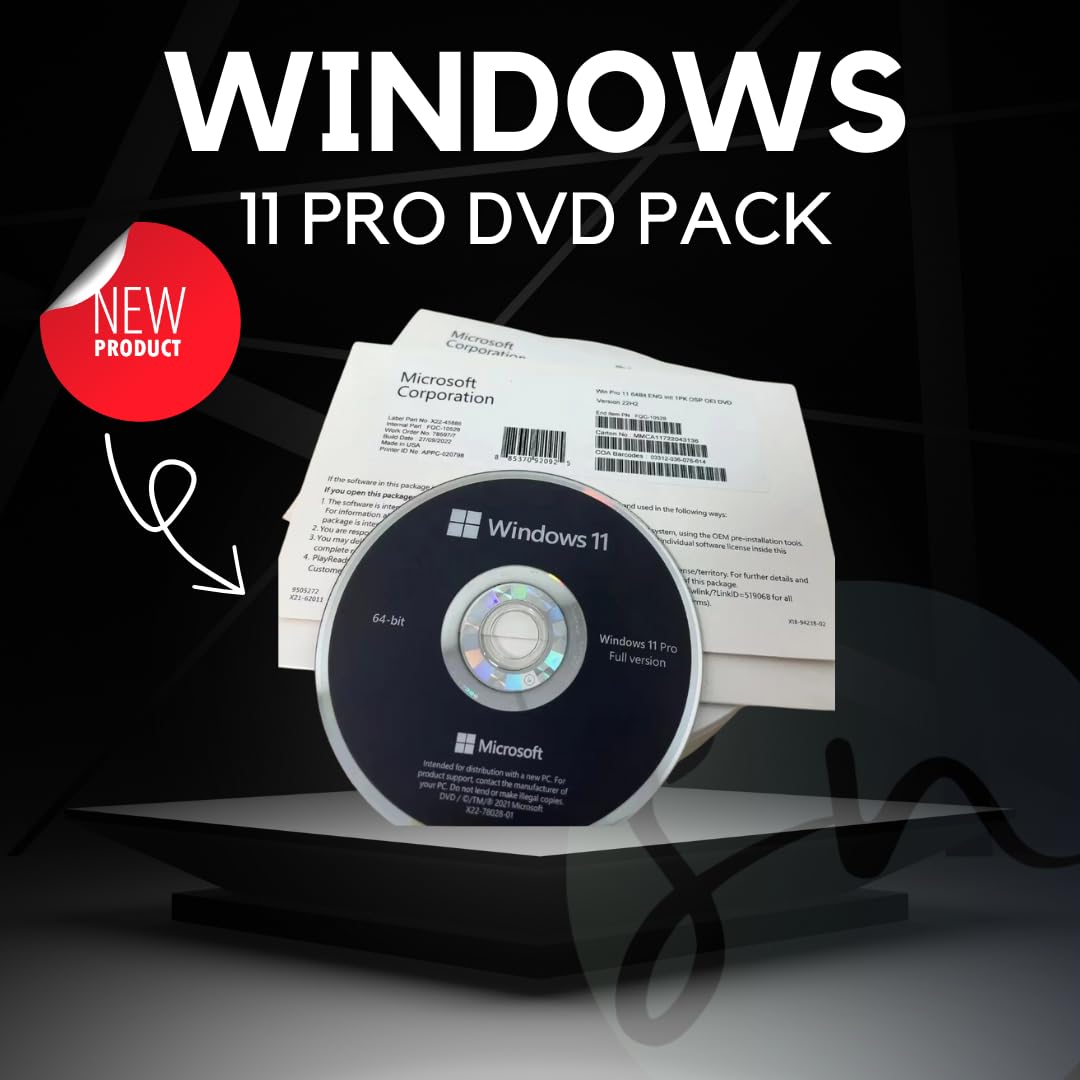 Buy Windows 11 Pro OEI Dvd Pack| Lifetime License| Windows 11 pro ...