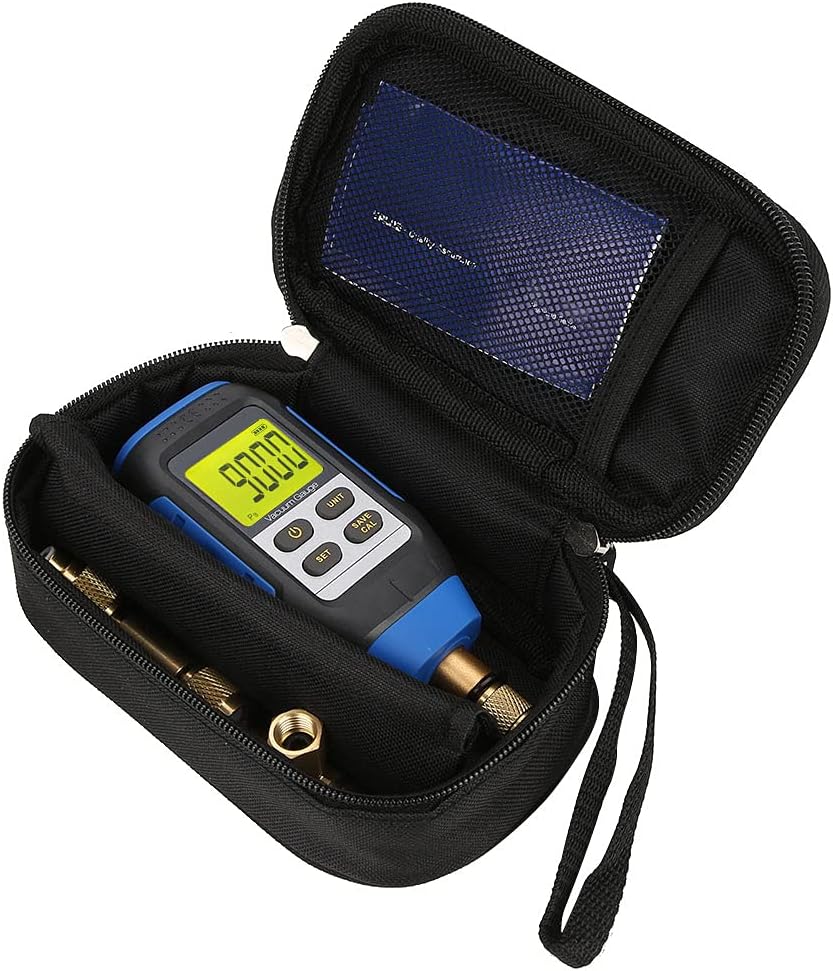 VMV-1 Digital Vacuum Gauge, High-precision Vacuum Manometer Kit, Vacuum ...