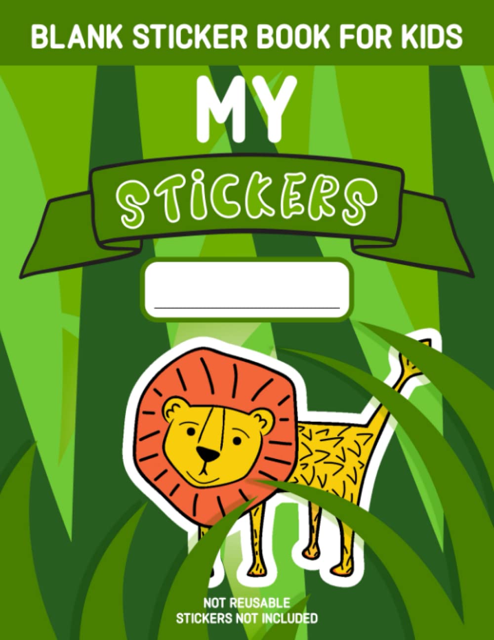 Blank Sticker Book for Kids - My Stickers: Blank Sticker Collection ...