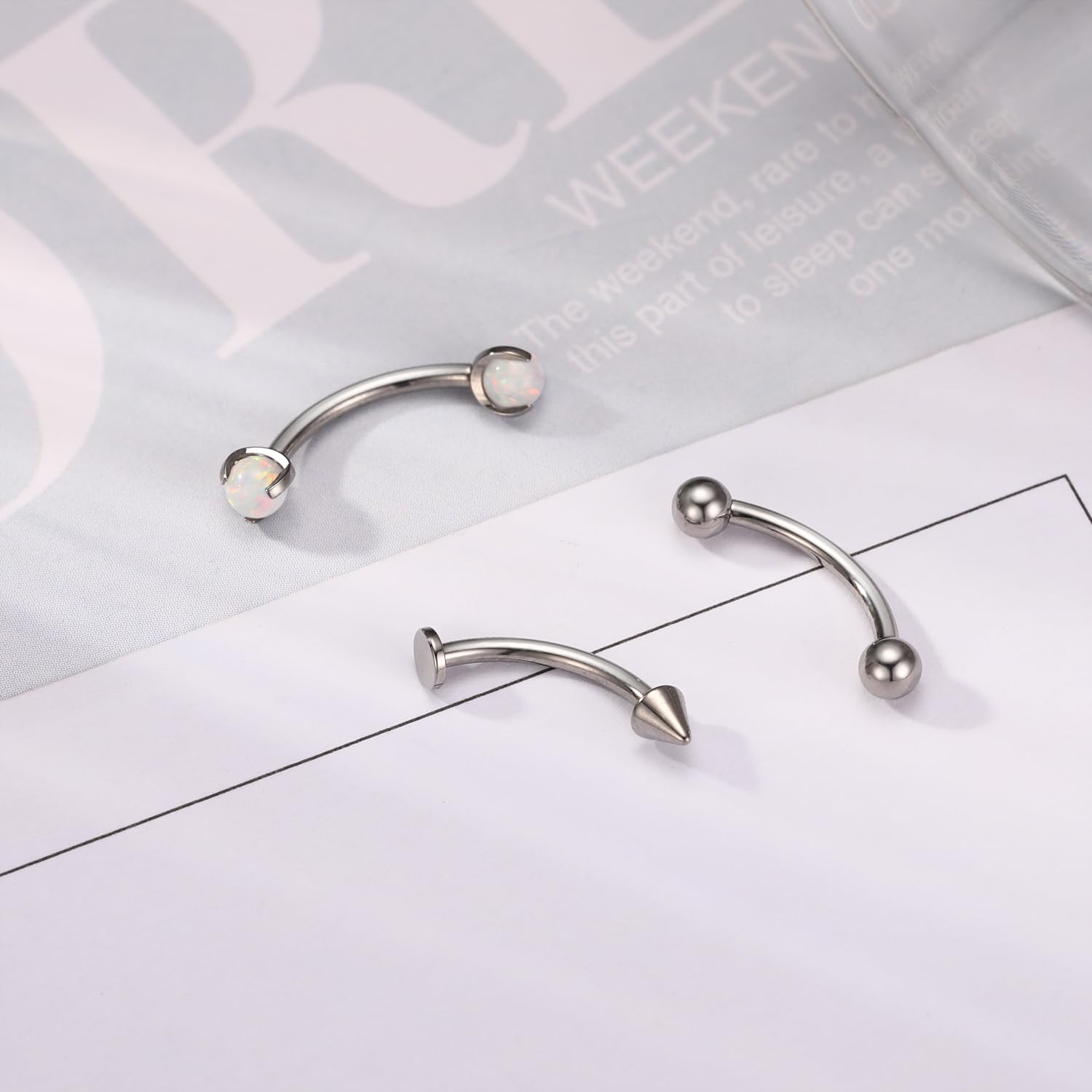 Snapklik.com : Eyebrow Rook Tragus Daith Snake Eyes Piercing Jewelry ...