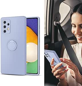 Amazon.com: UEEBAI Case for Samsung Galaxy A54 5G, Slim Liquid Silicone Phone Case with 360 ...