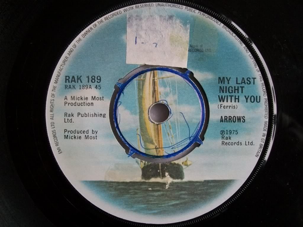 MY LAST NIGHT WITH YOU 7 INCH (7" VINYL 45) UK RAK 1975 - : Amazon.de ...